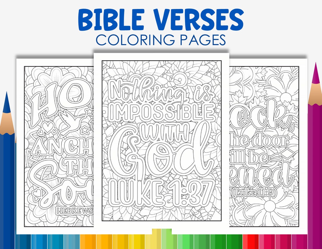 40 Printable Coloring Pages of Bible Verses - Inspirational Scripture ...