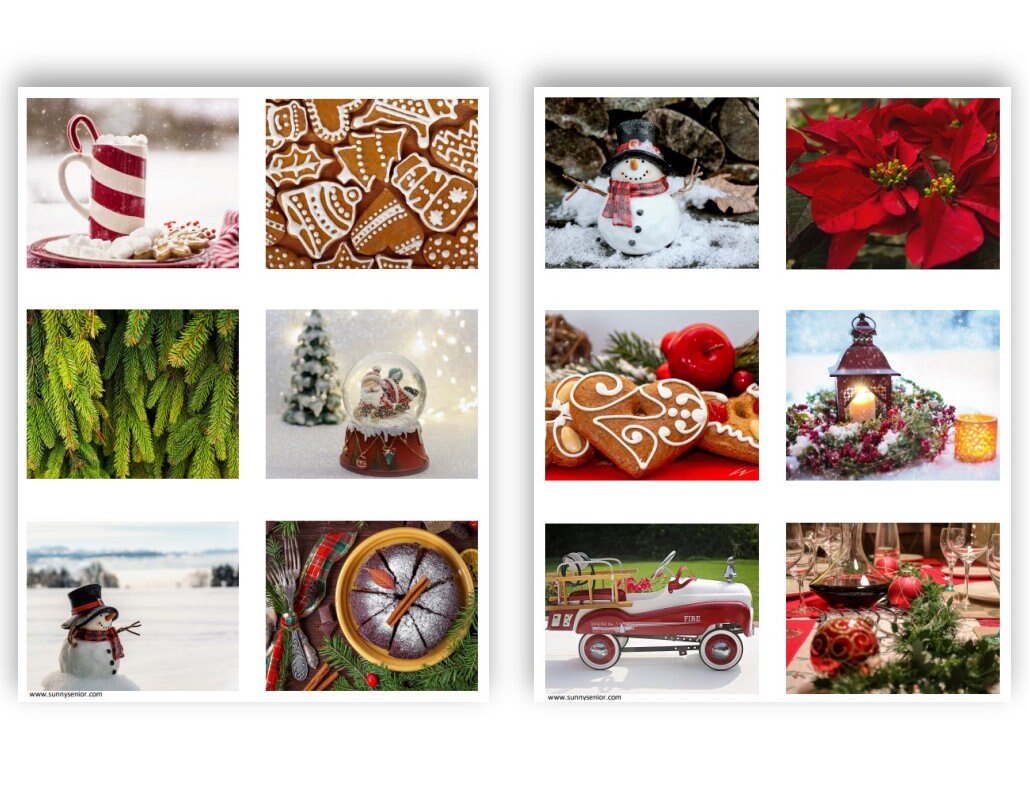 Christmas Memory Match: A Printable Sorting and Matching Game for ...