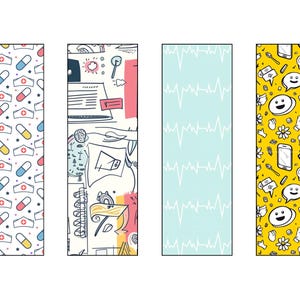 Printable Nurse-themed Bookmarks | Fun and Inspirational Bookmarks for ...