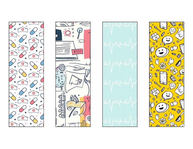 Printable Nurse-themed Bookmarks | Fun and Inspirational Bookmarks for ...