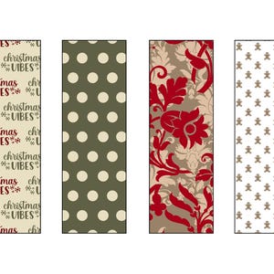 Christmas Bookmarks: Festive Holiday Designs (PNG Files) - Etsy