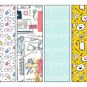 Printable Nurse-themed Bookmarks | Fun and Inspirational Bookmarks for ...