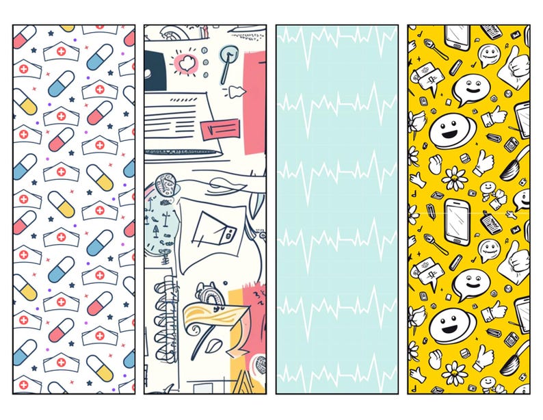 Printable Nurse-themed Bookmarks | Fun and Inspirational Bookmarks for ...