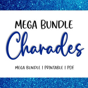 Mega Pack of Printable Random Charades: the Ultimate Party Game - Etsy