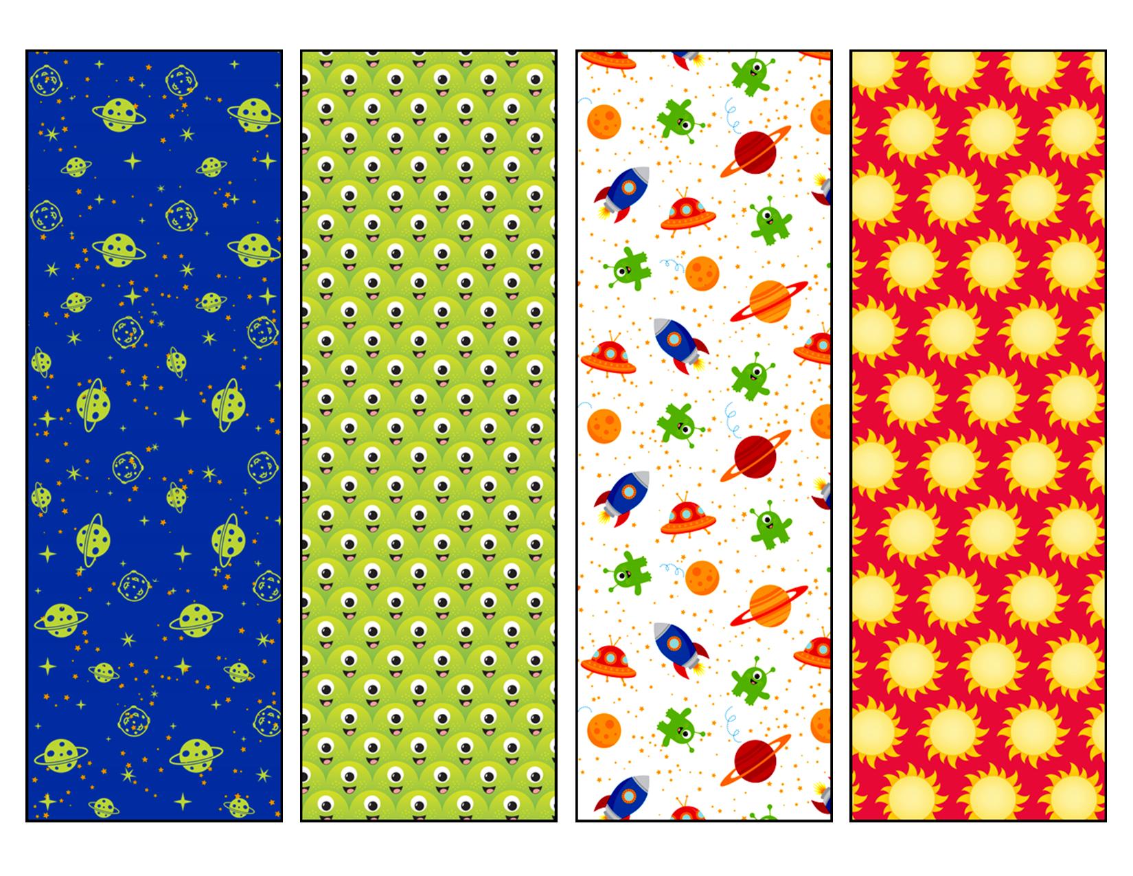 Outer Space-themed Printable Bookmarks for Boys | Fun Space Adventure ...