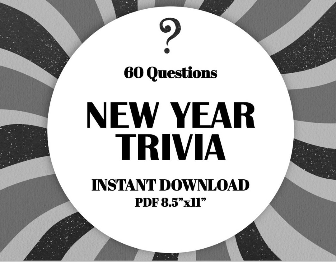 New Year's Trivia: A Fun and Interactive Game for Your New Year's Eve ...