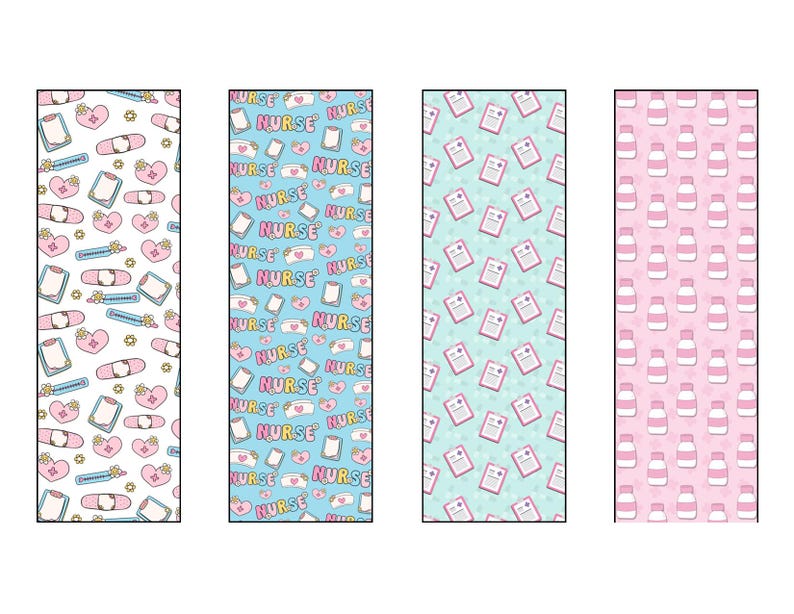 Printable Nurse-themed Bookmarks | Fun and Inspirational Bookmarks for ...