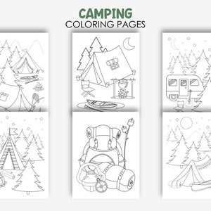 Printable Camping Coloring Pages - Fun for Nature Lovers of All Ages ...