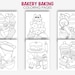 Bakery Baking Bliss Coloring Pages - Sweet Artistic Adventures! - Etsy
