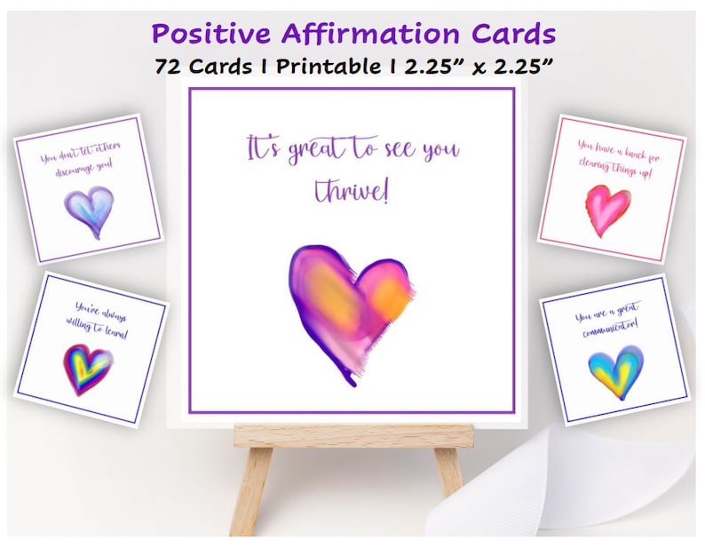 Printable Heart Appreciation Cards - Show Your Love and Gratitude in ...
