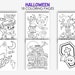 Spooky Halloween Coloring Pages Printable Fun for All Ages - Etsy