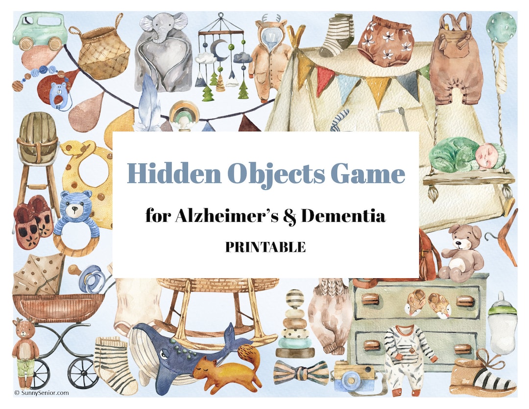 4 Brain Boosting Hidden Objects Games for Dementia - Etsy