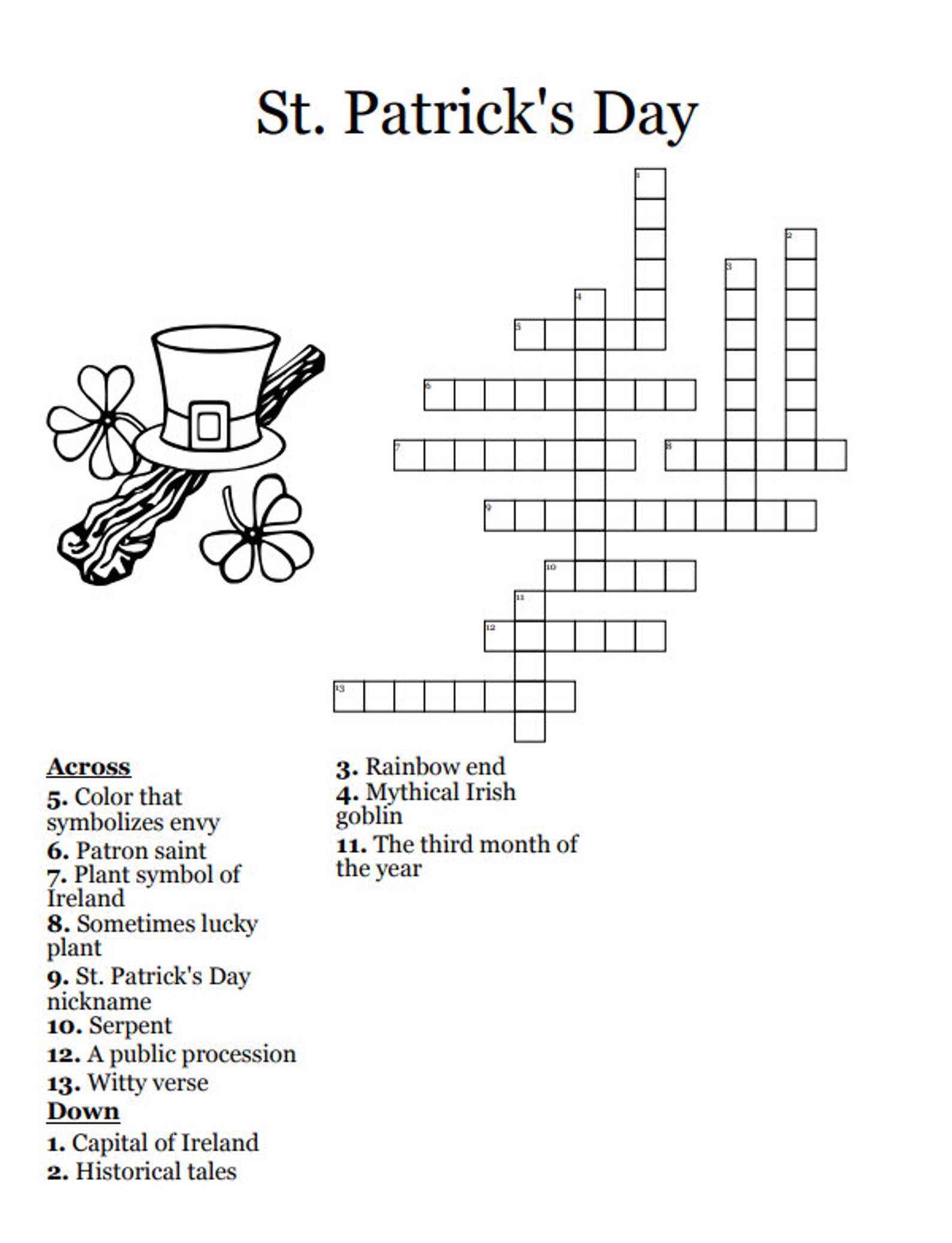 Memory-enhancing Crossword Puzzles for Dementia: Printable Brain ...