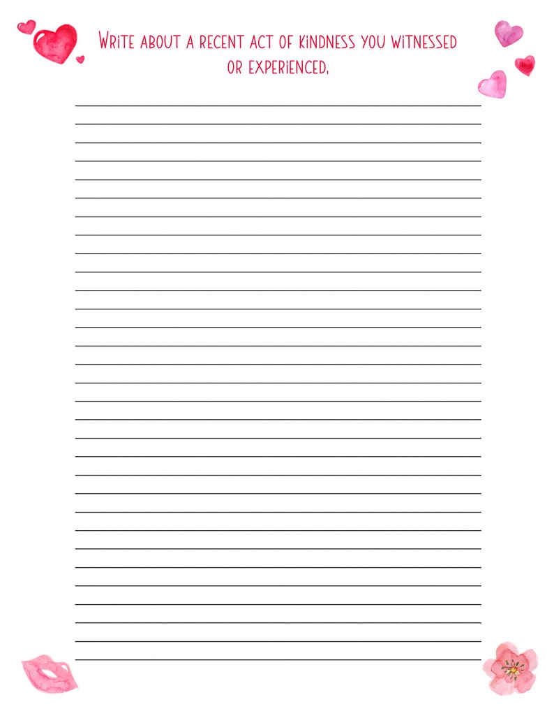 February Bliss: Guided Printable Journal With Daily Prompts - Etsy