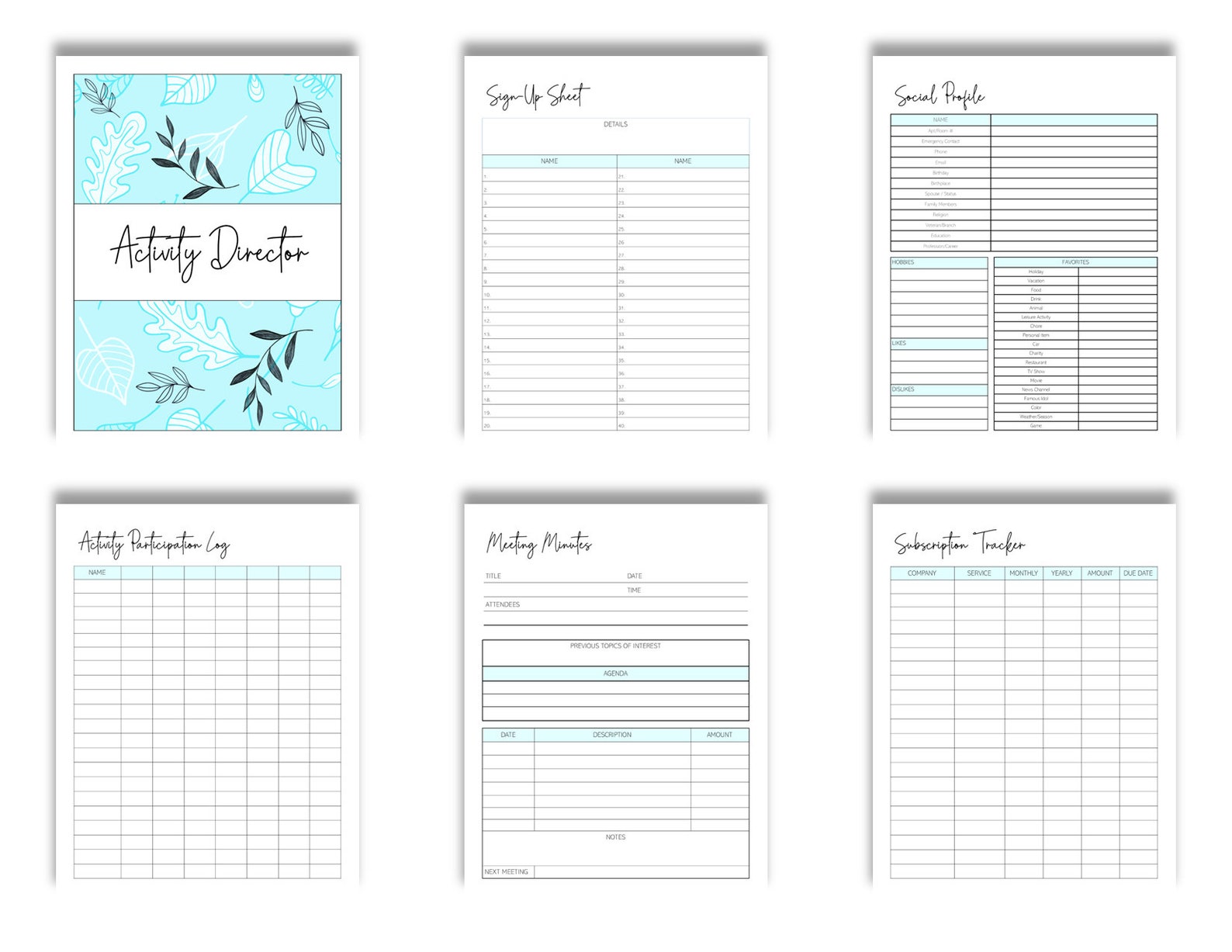 Senior Living Activity Director Planner: Organize, Enhance and Enhance ...