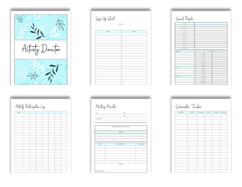 Senior Living Activity Director Planner: Organize, Enhance and Enhance ...