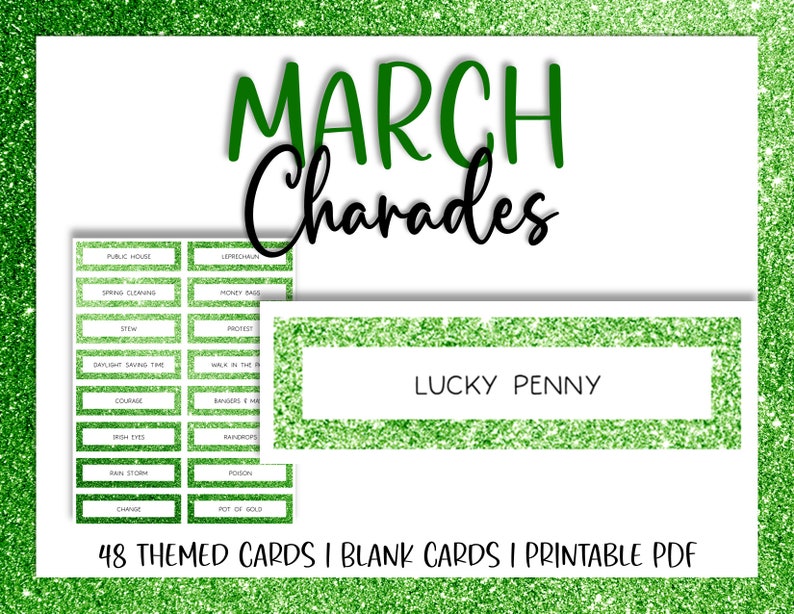March Madness Charades: the Perfect Party Game for Spring and St ...