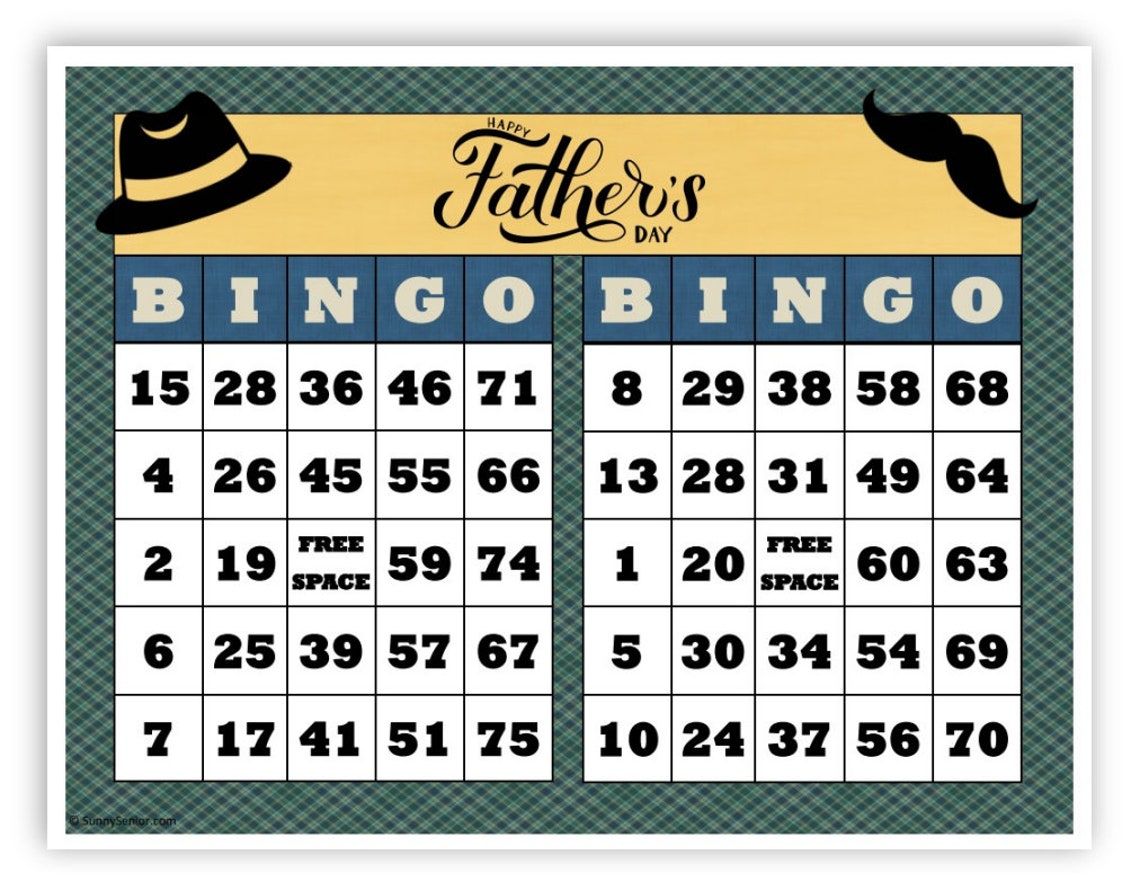 Printable Father's Day Bingo Cards - A Fun and Entertaining Game for ...