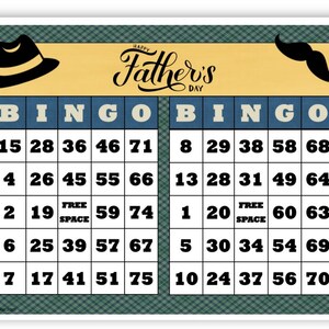Printable Father's Day Bingo Cards - A Fun and Entertaining Game for ...