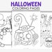 Spooky Halloween Coloring Pages - Printable Fun for All Ages! - Etsy