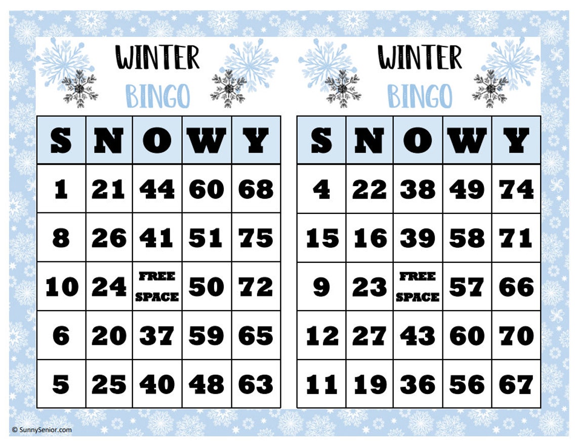 Winter Warm-up: A Printable Activity Bundle for Seniors - Etsy