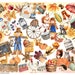 4 Fall Printable Hidden Objects Game: Mental Exercise for Dementia - Etsy