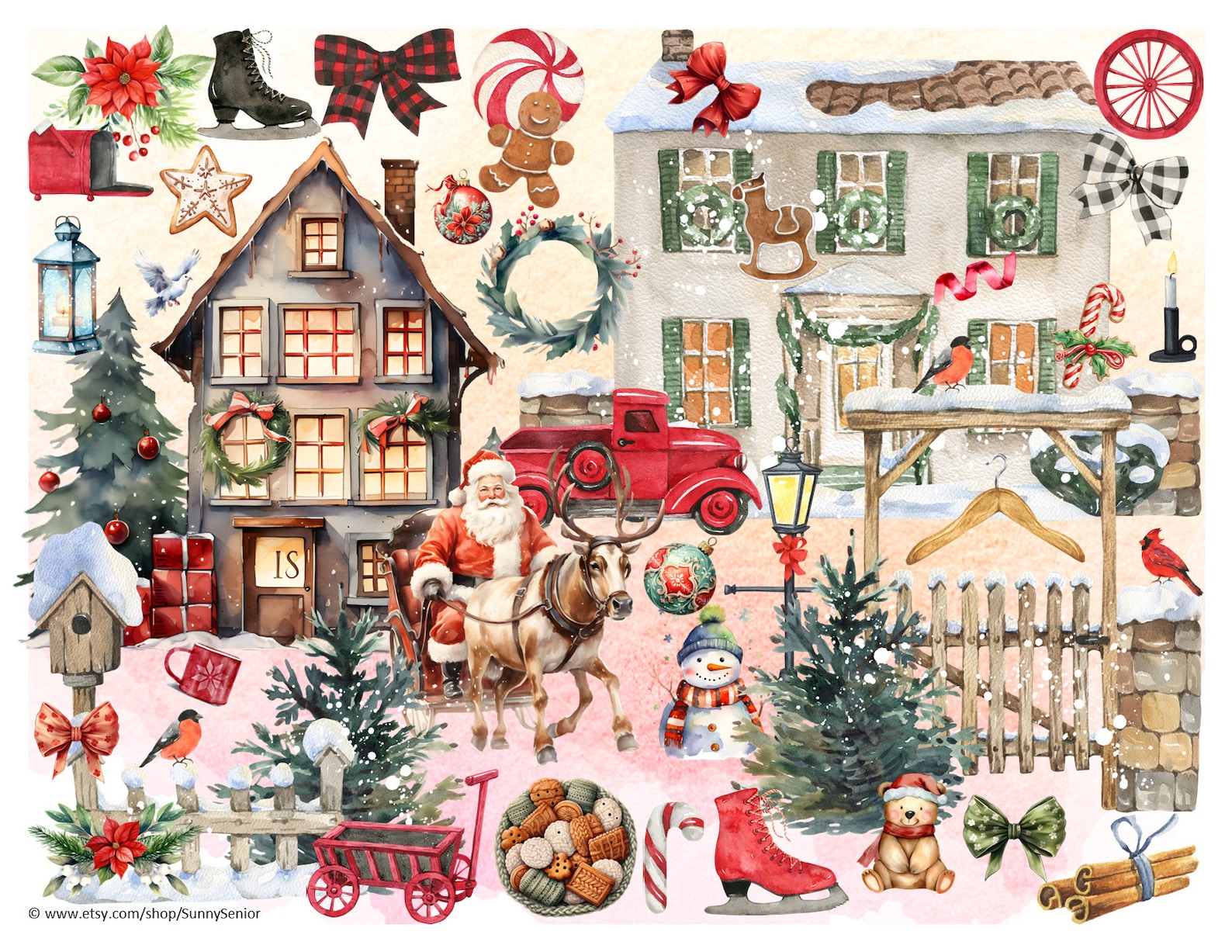 Memory Lane Holiday Hunt - Printable Christmas Hidden Objects Game ...