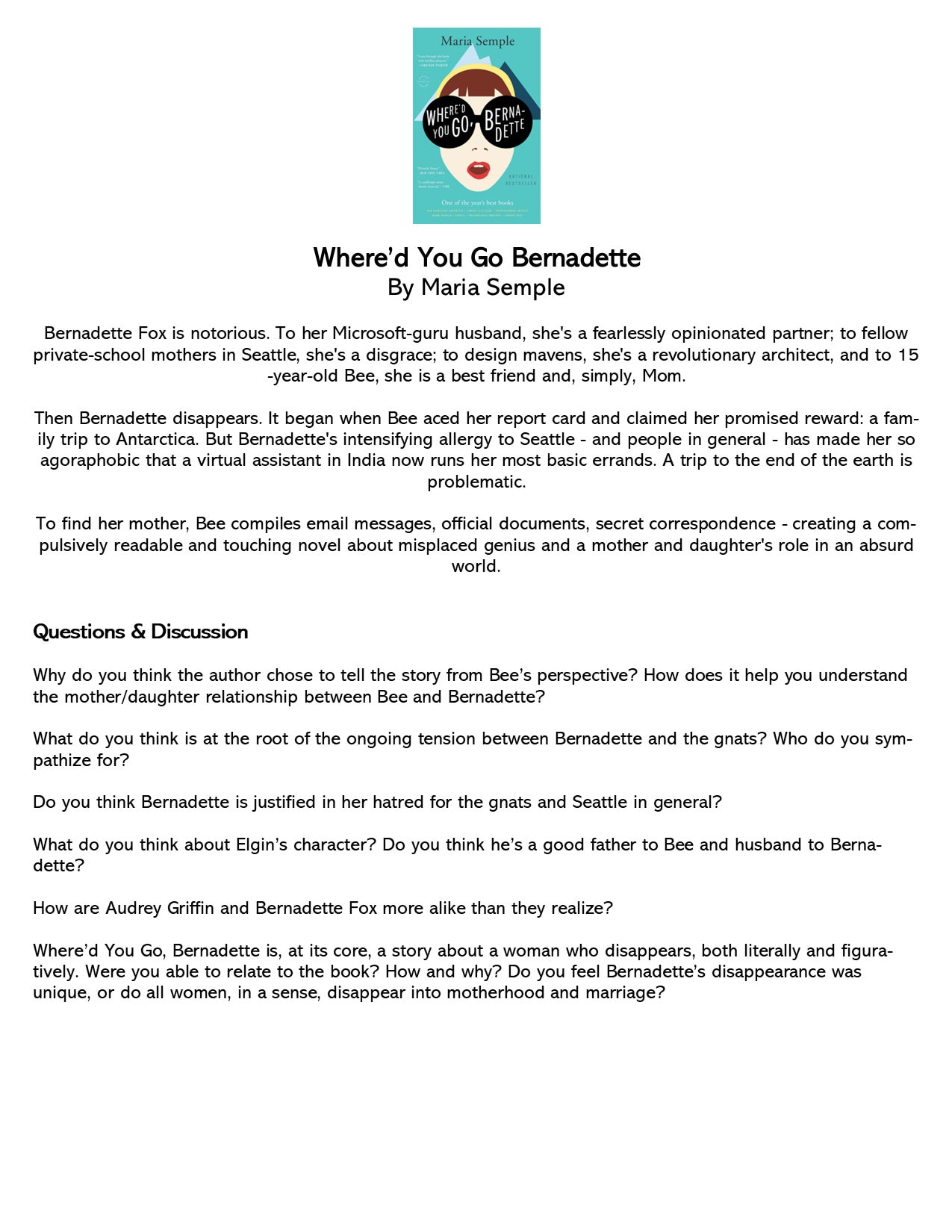 48 Printable Book Club Suggestions With Questions: Find New Titles and ...