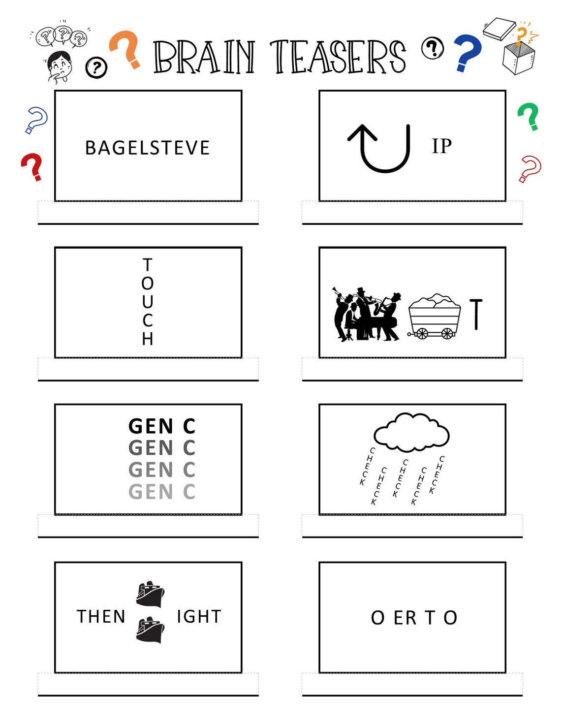 48-page Printable Brain Games: Robus Puzzles & Brain Teasers - Etsy