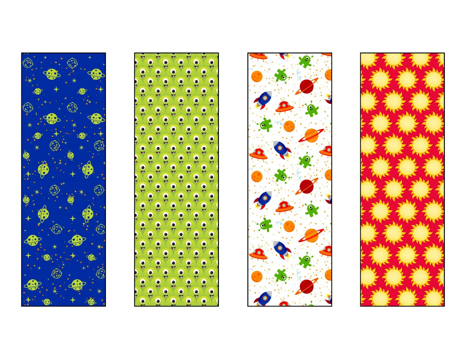 Outer Space-themed Printable Bookmarks for Boys | Fun Space Adventure ...