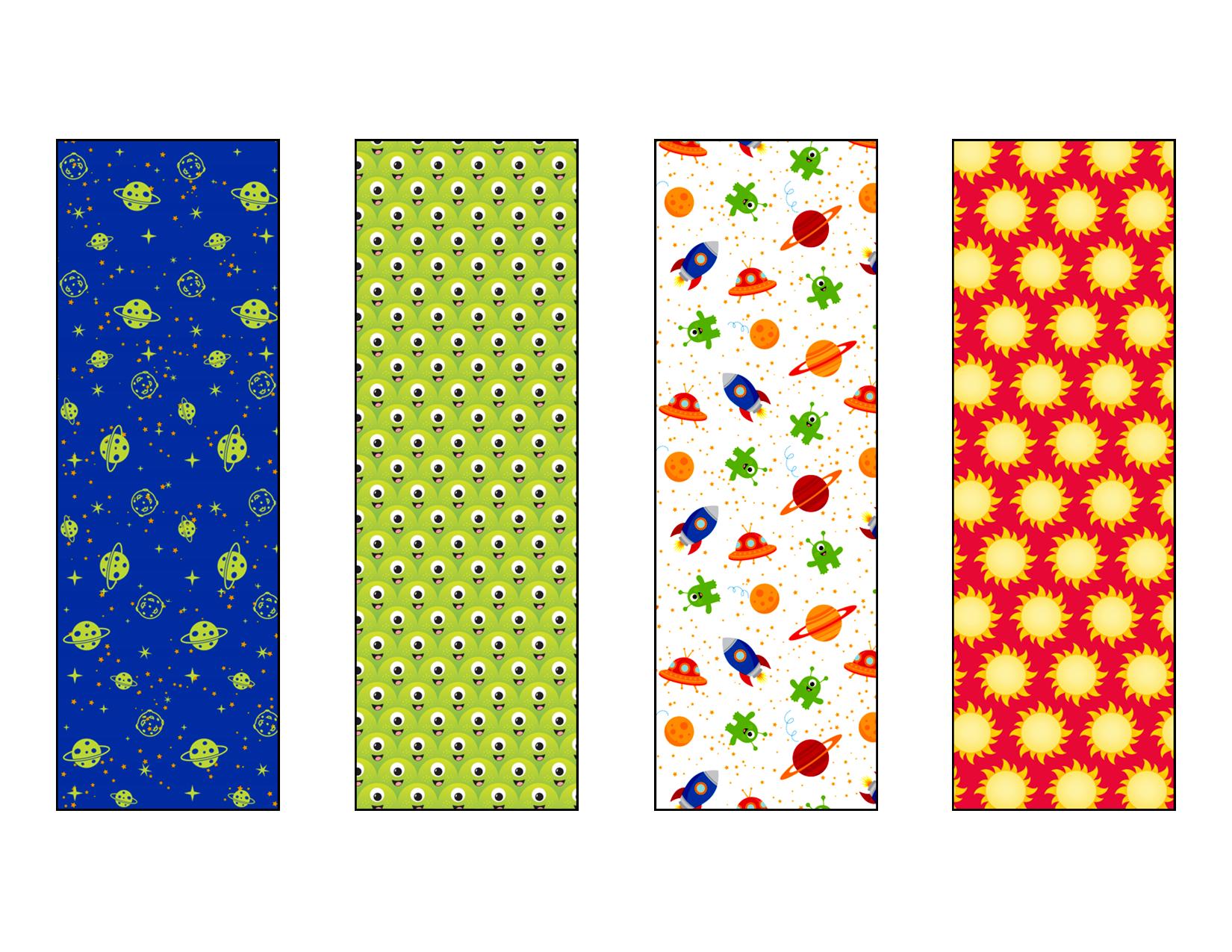 Outer Space-themed Printable Bookmarks for Boys | Fun Space Adventure ...
