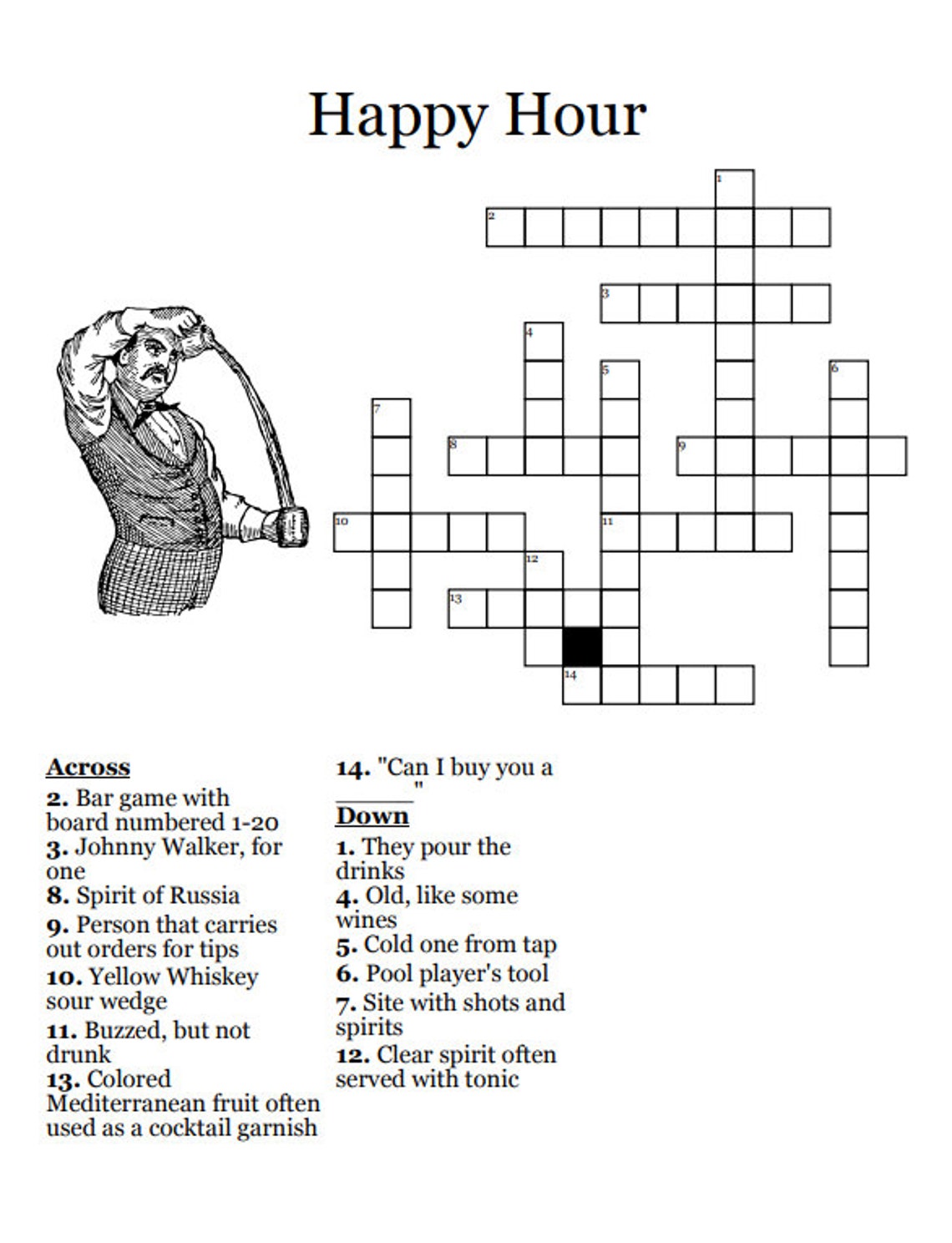 Memory-enhancing Crossword Puzzles for Dementia: Printable Brain ...