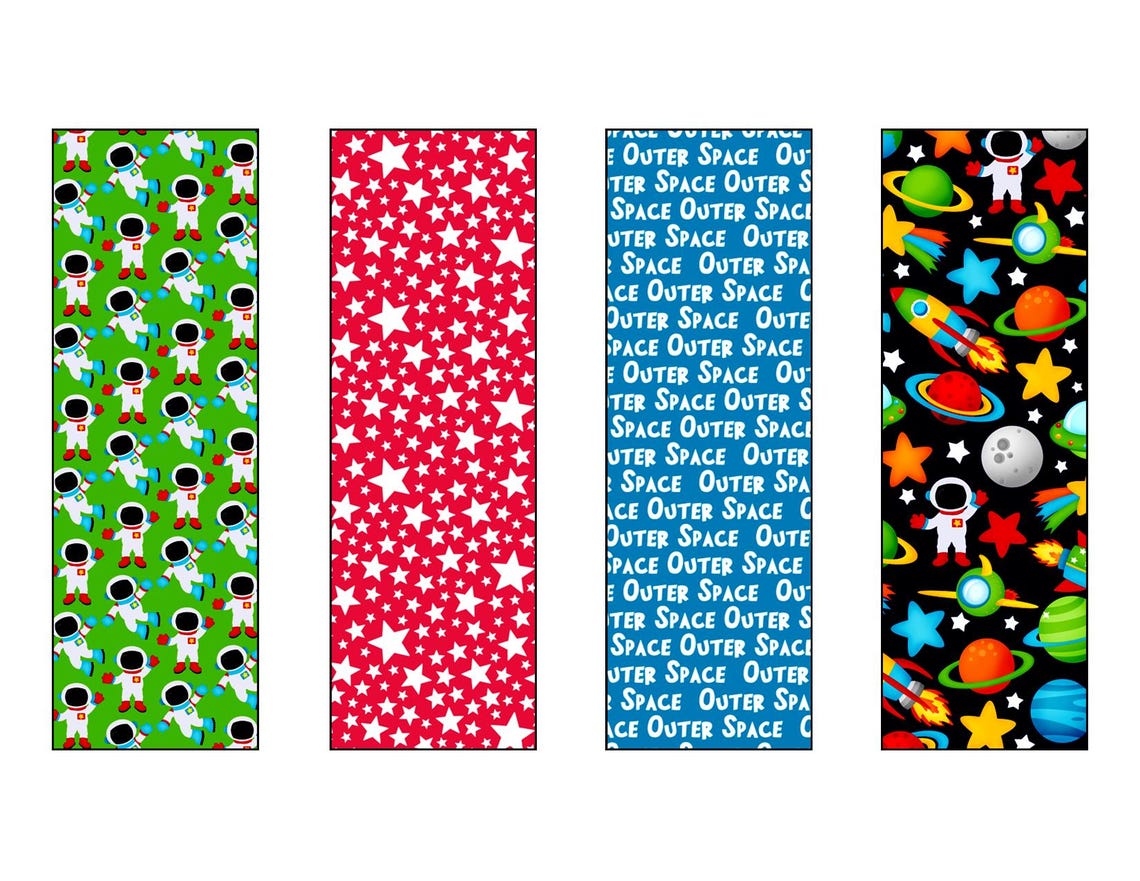 Outer Space-themed Printable Bookmarks for Boys | Fun Space Adventure ...