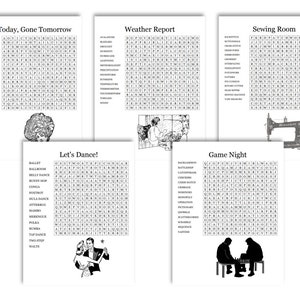Brain Teasers: A Printable Collection of Easy Word Search Puzzles for ...