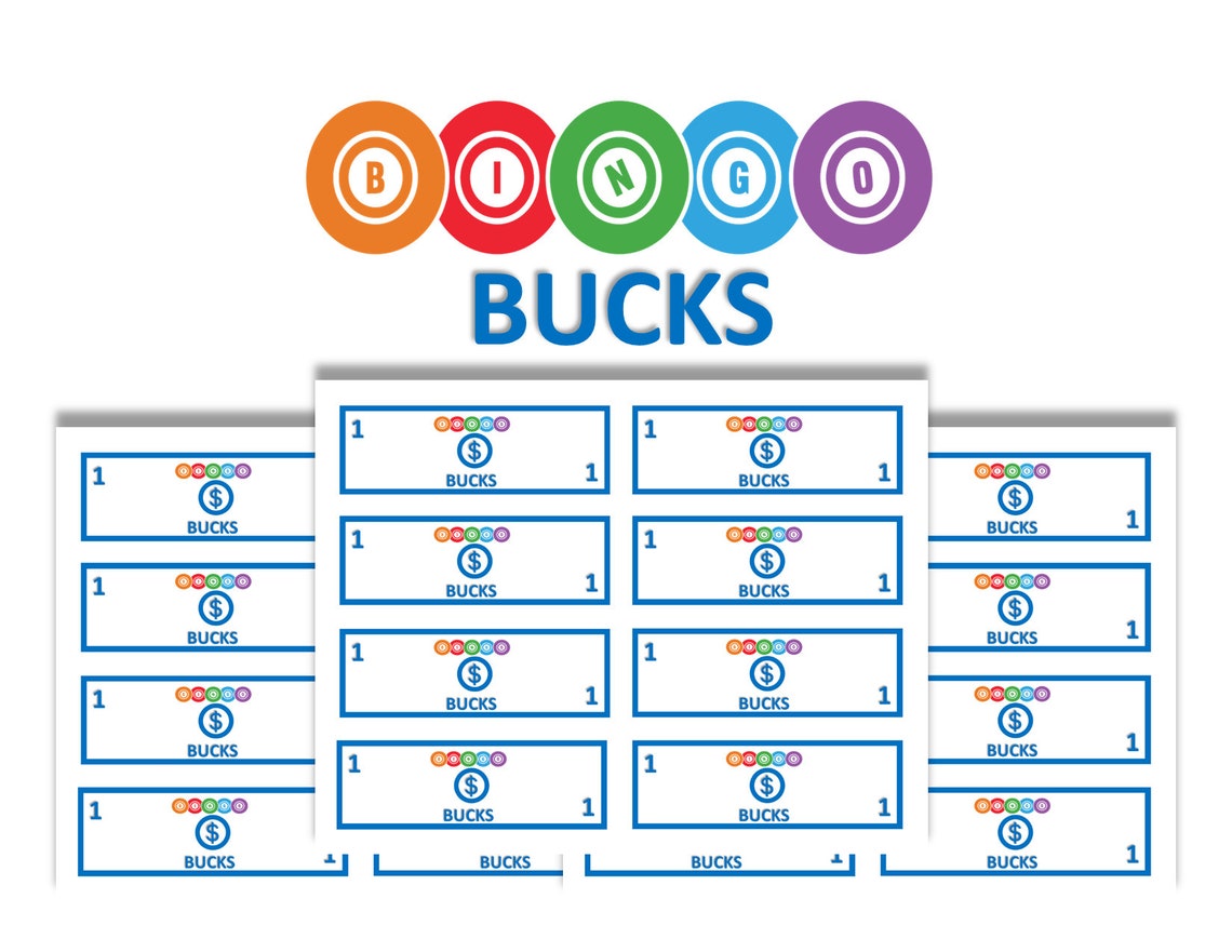 Printable Bingo Bucks: Add Fun Rewards to Your Bingo Game! - Etsy