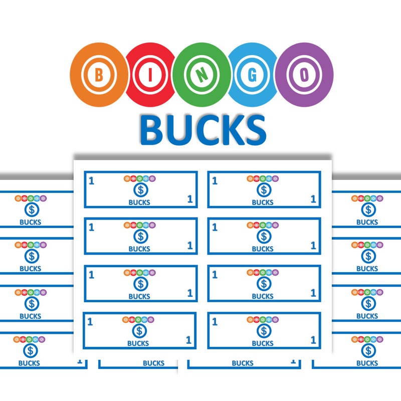 Bingo Bucks Printable - Etsy