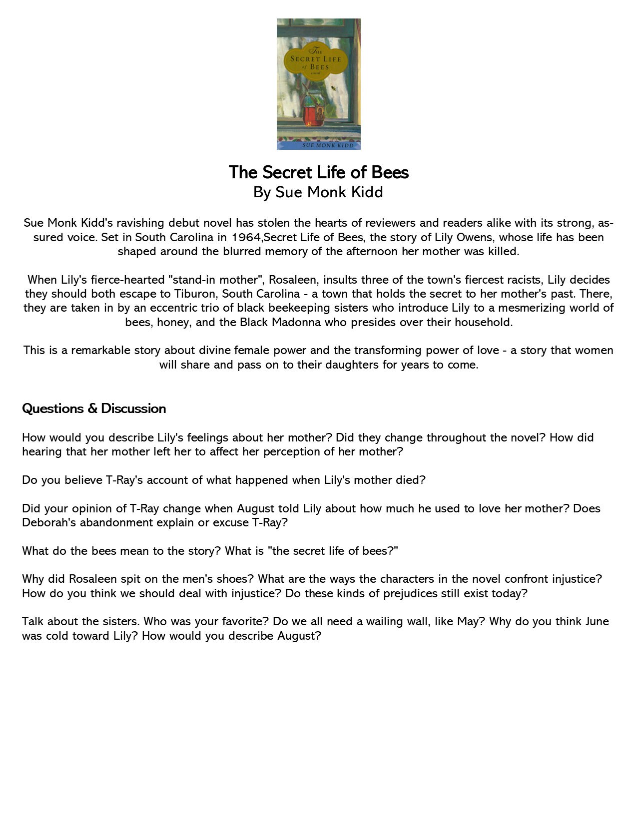 48 Printable Book Club Suggestions With Questions: Find New Titles and ...