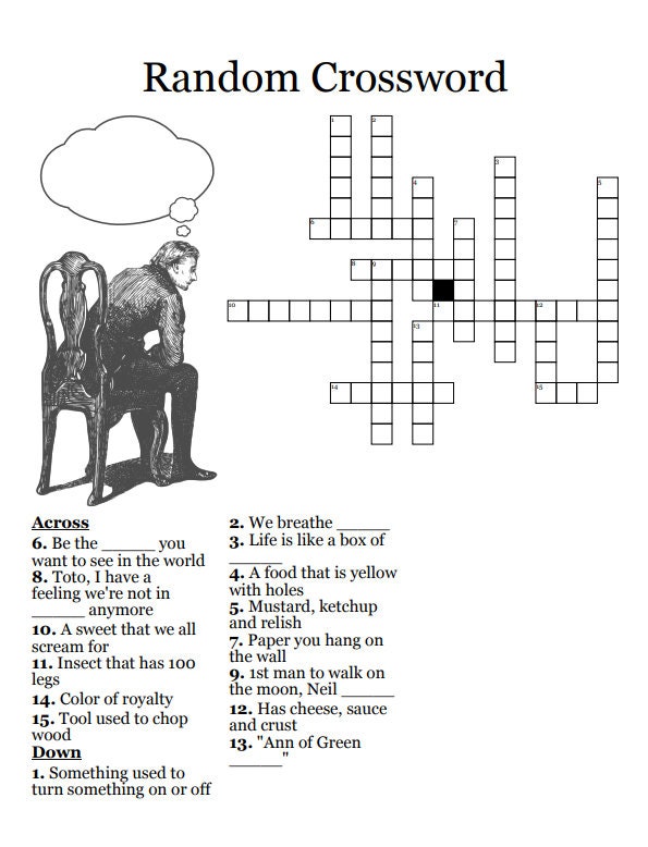 Brain Boosting Crossword Puzzles for Dementia: Printable Mental ...