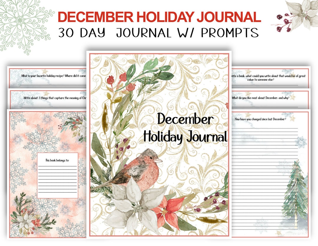30-day December Journal: Embrace Reflection and Channel the Spirit of ...