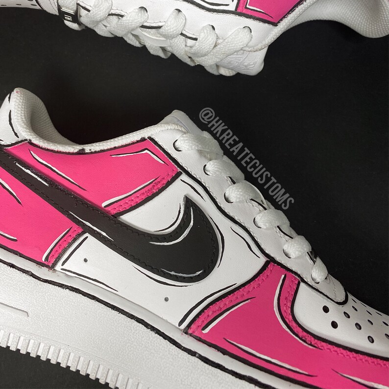 Customised Unisex Air Force 1: Cartoon AF1 - Etsy