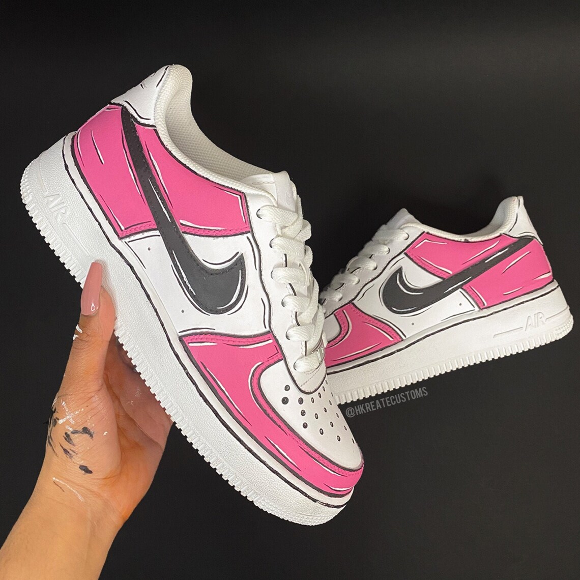 Customised Unisex Air Force 1: Cartoon AF1 - Etsy