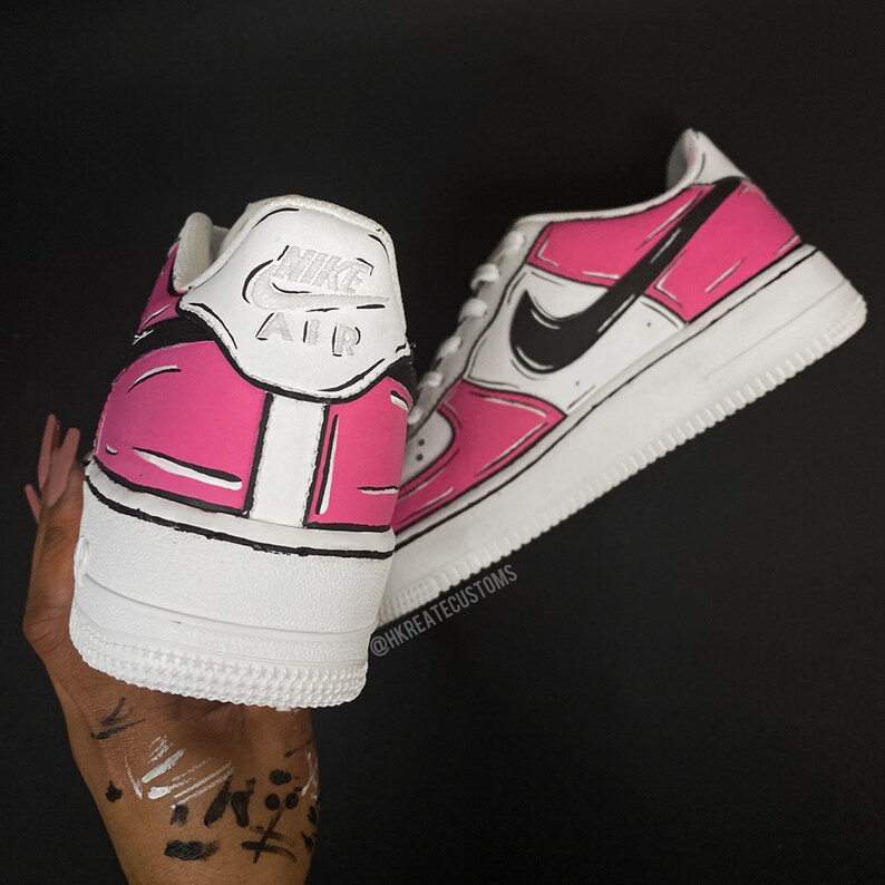 Customised Unisex Air Force 1: Cartoon AF1 - Etsy
