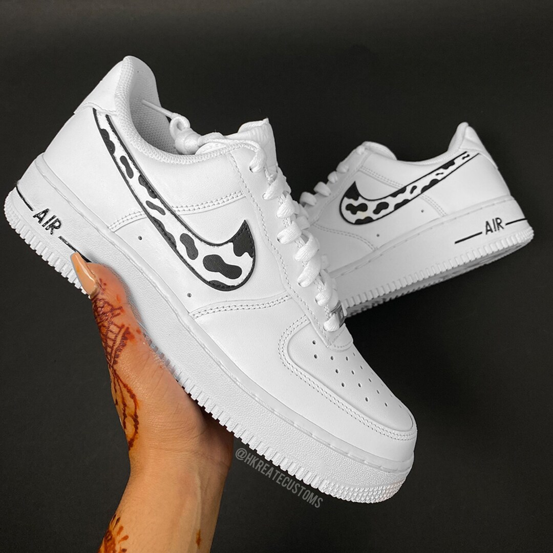 Customised Animal Print Air Force 1: Animal Print Nike Tick Airforce 1 ...