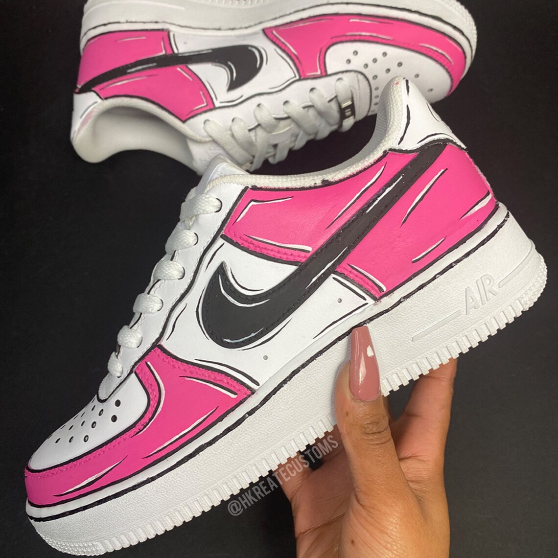 Customised Unisex Air Force 1: Cartoon AF1 - Etsy