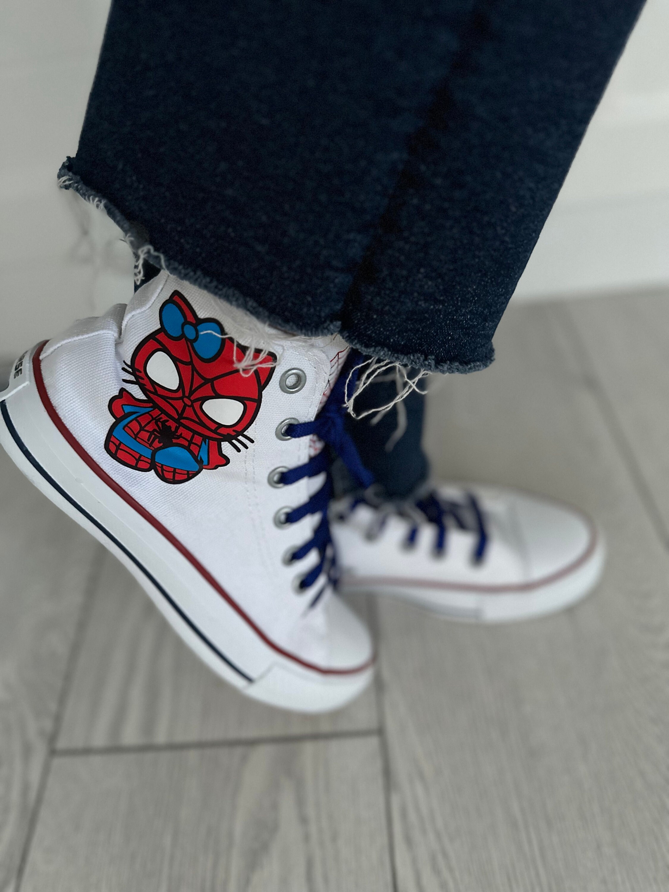 Spider Face Converse Shoes.. Kawaii Converse Shoes.. Y2k Shoes ...