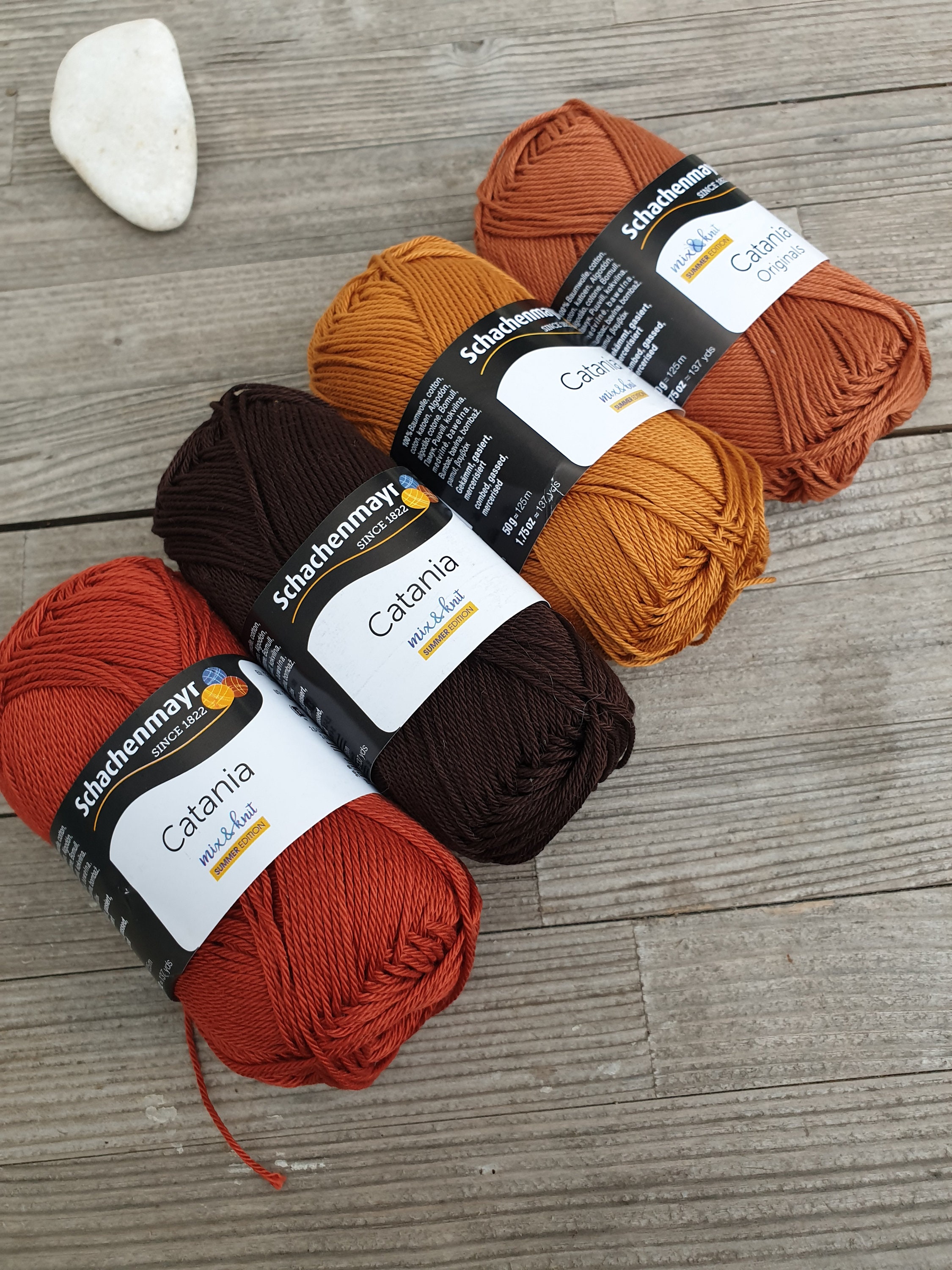 Catania Cotton Yarn Catania Originals Mercerized 100% - Etsy UK