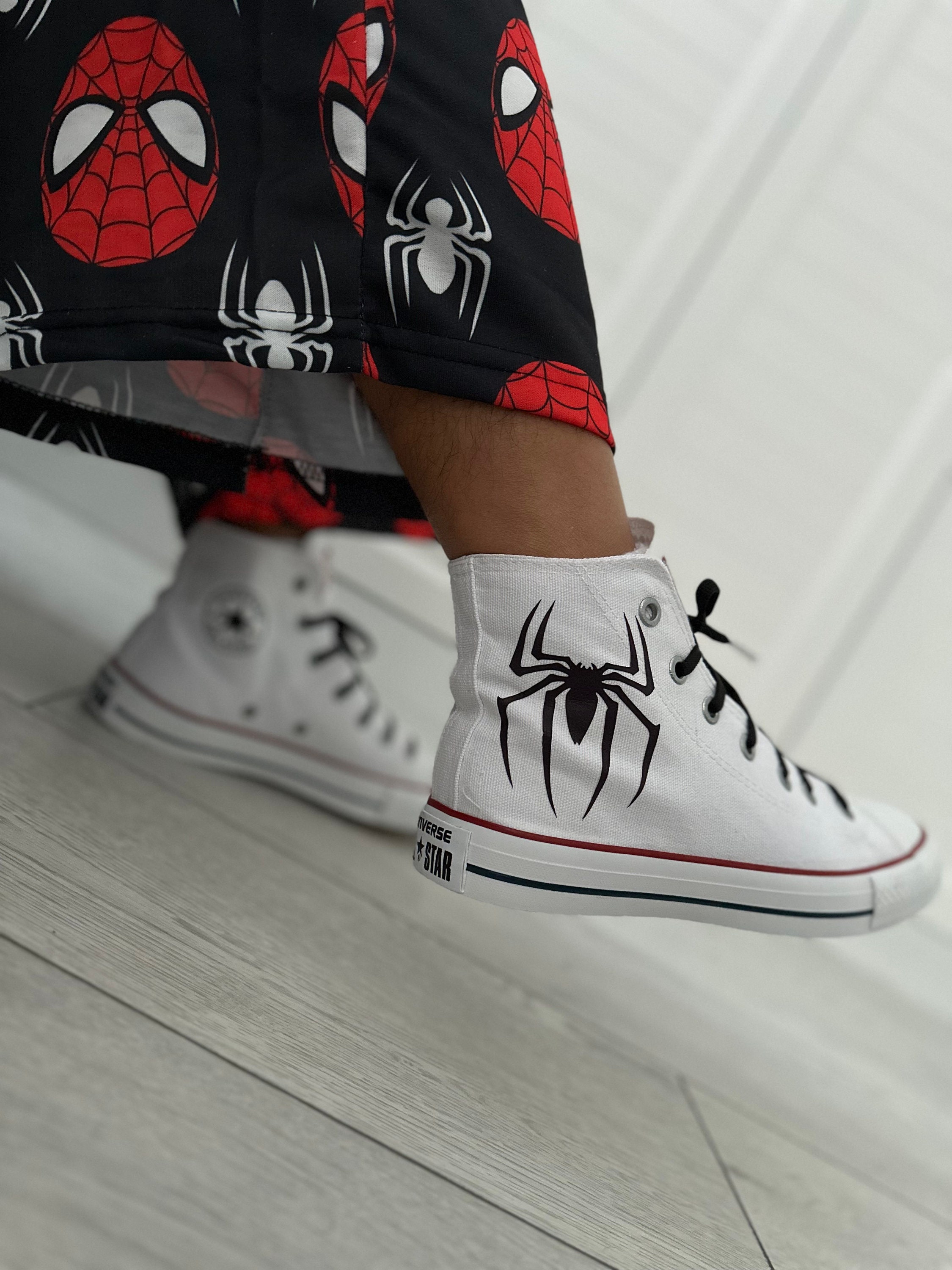 Spider Face Converse Shoes.. Kawaii Converse Shoes.. Y2k Shoes ...