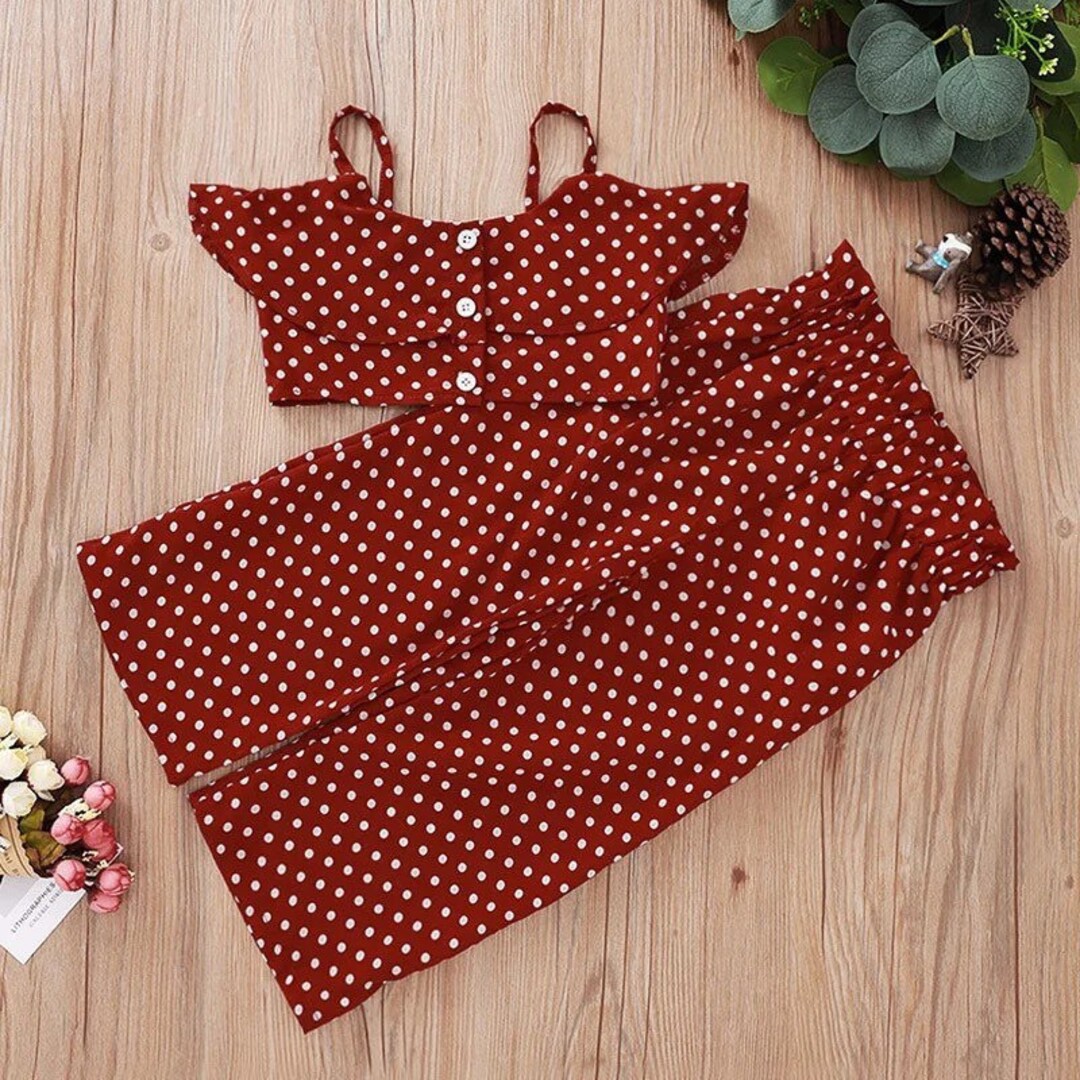 GV Sarah Toddler/girls Crop Top Set - Etsy