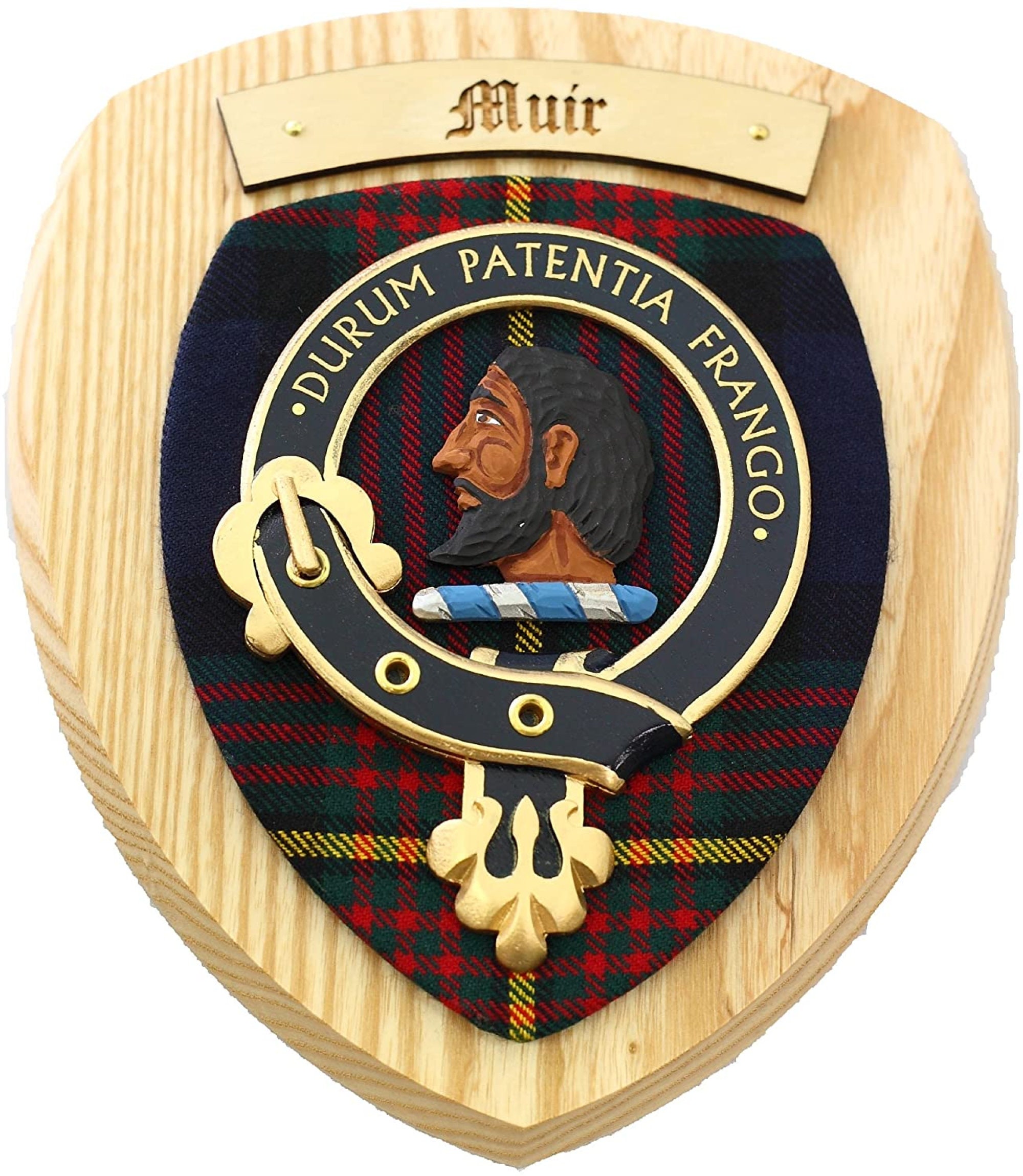 Scottish Clan/Family Name Wall Plaque Muir. Made in | Etsy