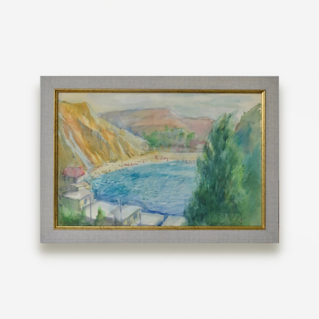 Original Watercolor Painting. by Soviet Ukrainian Artist A. Pavlenko ...